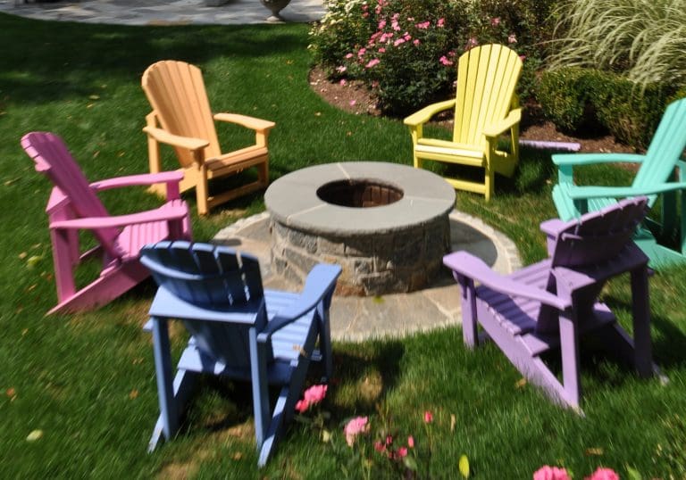 Fire Pit Installation in Bergen County NJ - Borst Landscape & Design